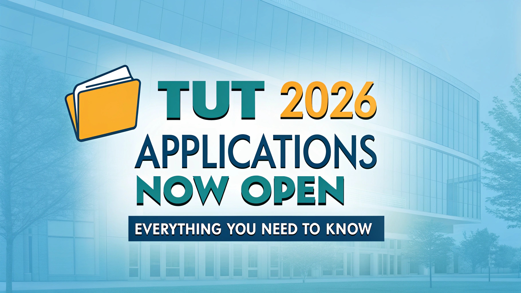 TUT 2026 Applications Now Open: Everything You Need to Know | SA Matric ...